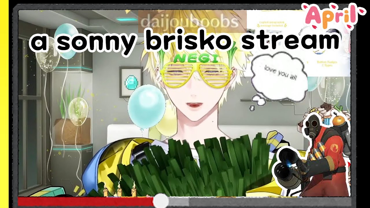 a normal sonny brisko stream (april compilation) | NIJISANJI EN Sonny ...