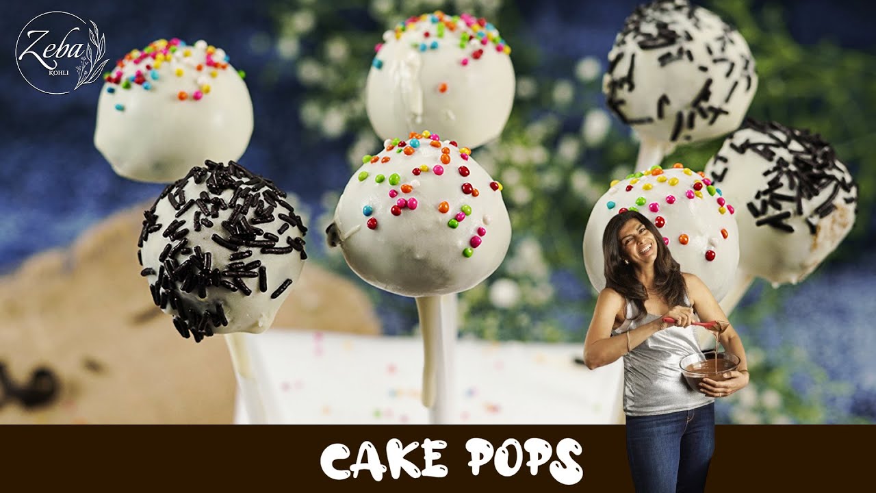 How To Make Cake Pops | Easy Homemade Cake Pop Recipe | Zeba Kohli ...