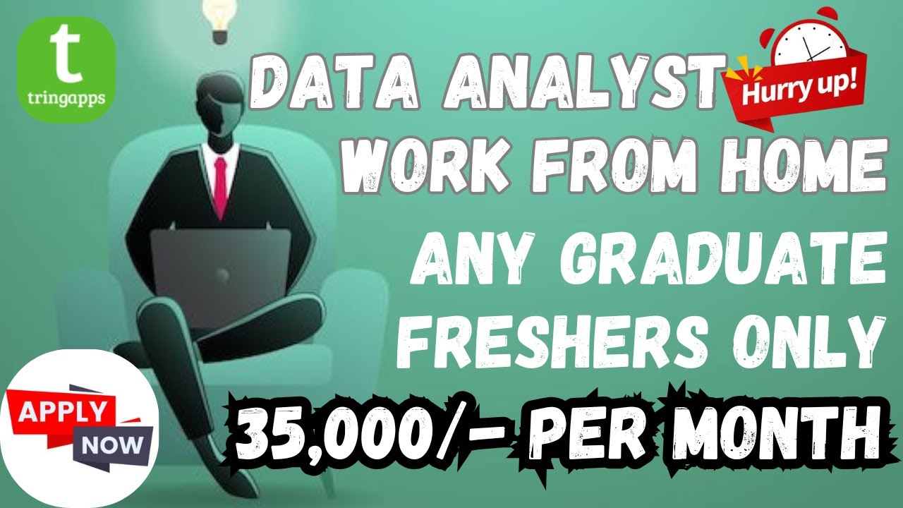 Work Home Jobs|Data Analyst|Freshers|35000/- Per Month|Any Graduate - YouTube