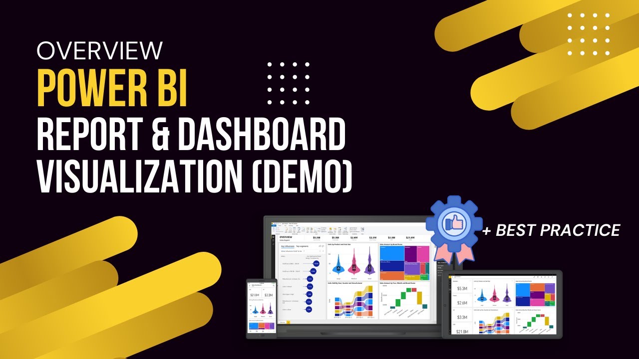 POWER BI Overview - Report & Dashboard Visualization (Part 2) - YouTube