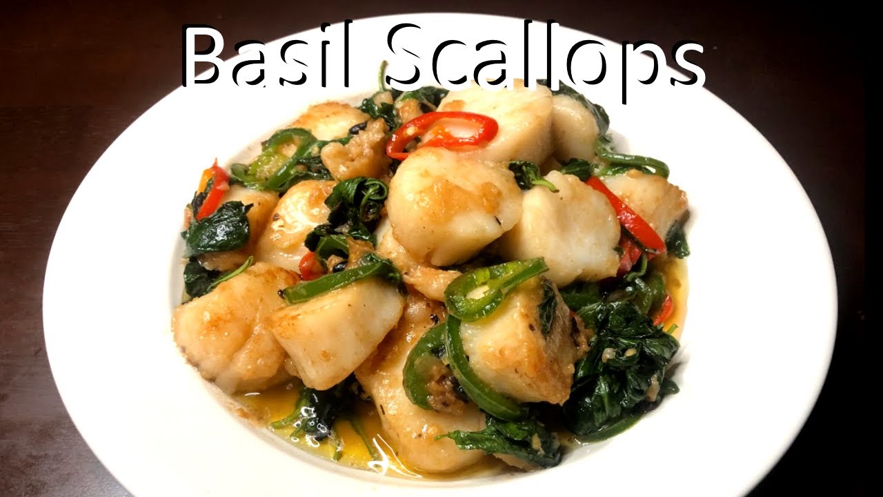Yummy Scallop Recipe Everyone Will Love! | How to Make Basil Scallop ...