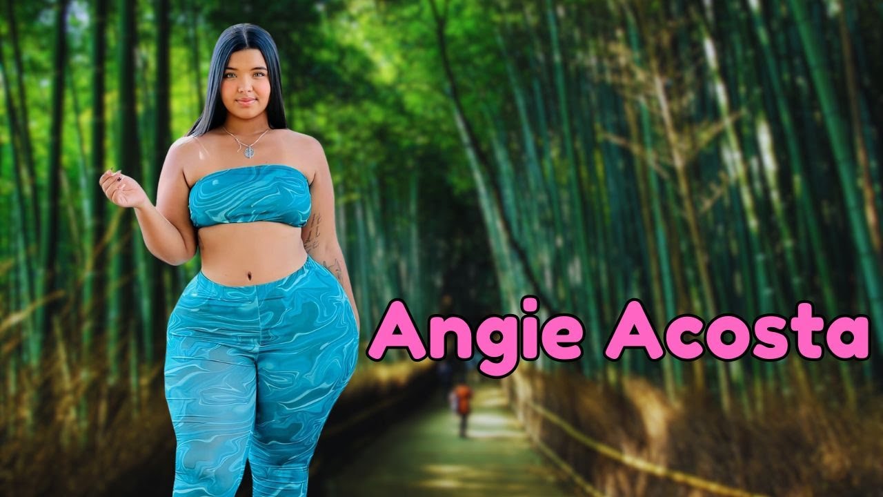 Angie Acosta Plus size model Bio ,Fashion, Height & Body positivity - YouTube