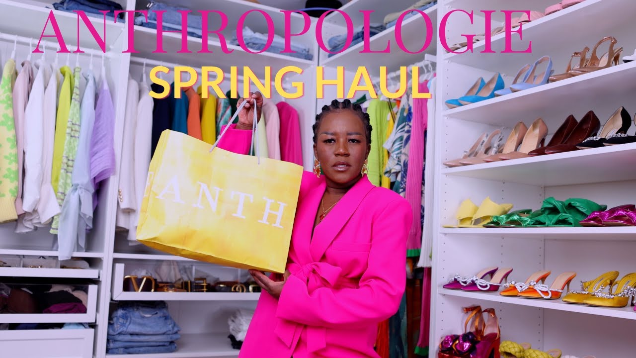 Spring Try On Clothing Haul 2023 | Anthropologie Haul | Frilancy Hoyle ...