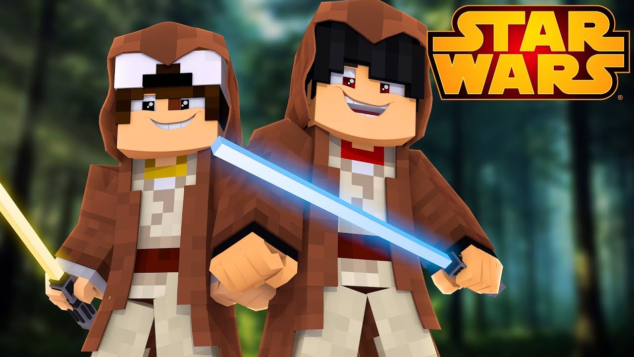 Minecraft Viramos Jedi Nova Serie Star Wars Ep 01 ‹‹ P3dru