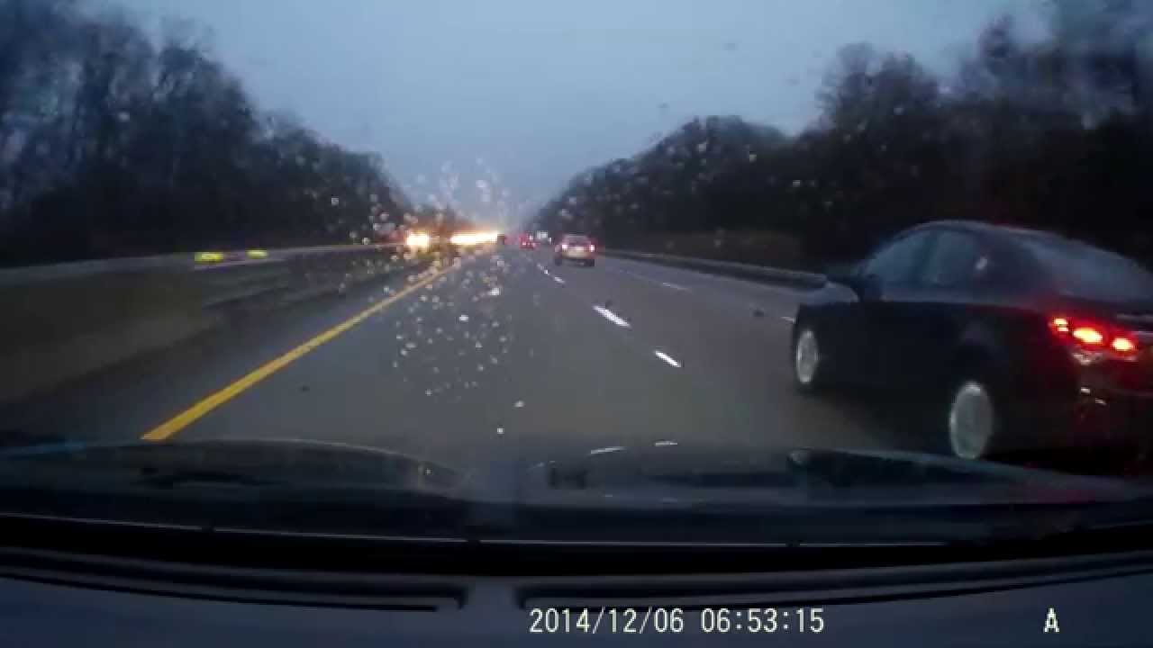 12 -6- 14 accident , caught on dash camera, SPEEDING TRUCK DUMB DRIVER ...