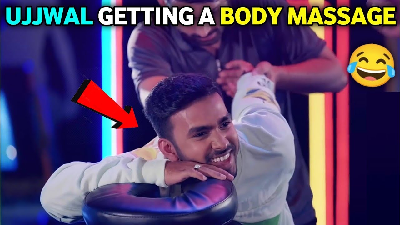 TECHNO GAMERZ GETTING BODY MASSAGE AND FUN WITH TANMAY BHAT I TECHNO ...