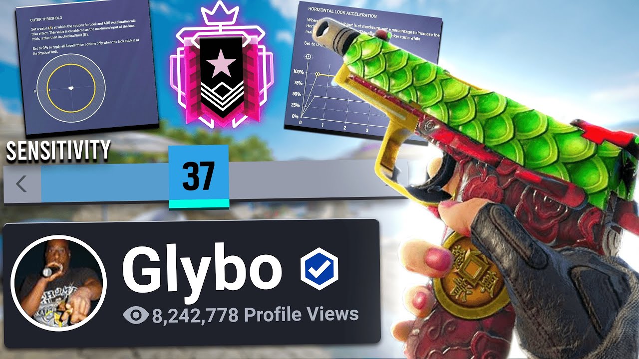 I Used GLYBO'S NO RECOIL Sensitivity in Rainbow Six Siege - YouTube