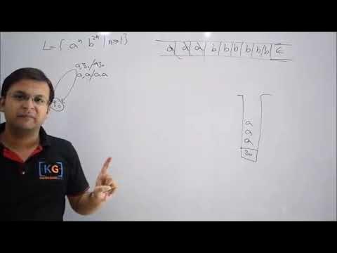 lec 4.5 unit 4 a^n b^2n example | Pushdown Automata | PDA in Theory of Computation - YouTube