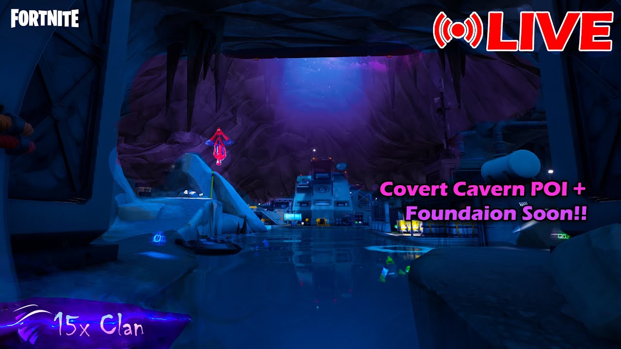 Fortnite Covert Cavern Update / 15x Clan Ranked Customs! - YouTube