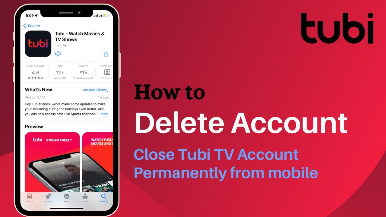 How to Delete Tubi Account | Permanently Close Tubi TV ID - YouTube