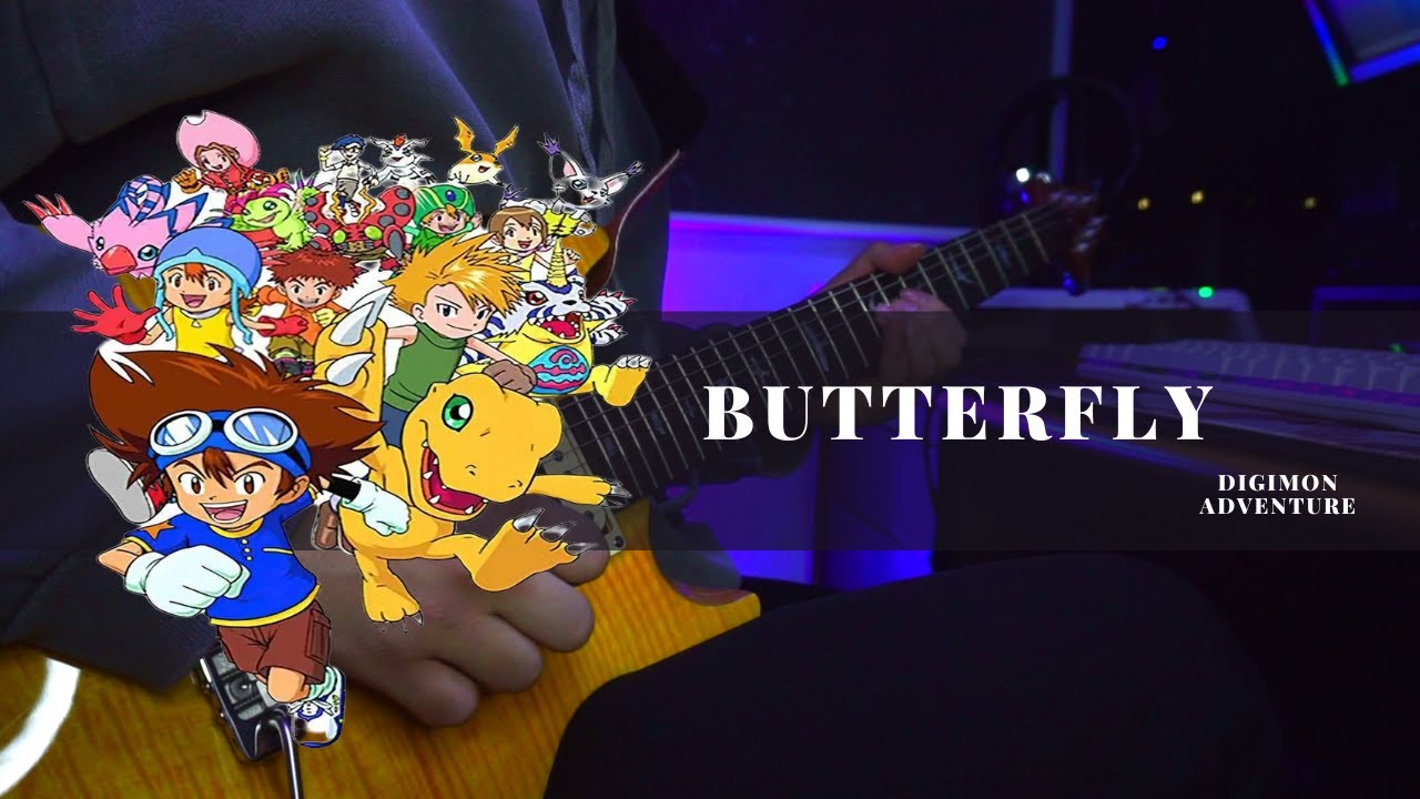 Digimon Adventure - Butterfly [guitar cover] - YouTube