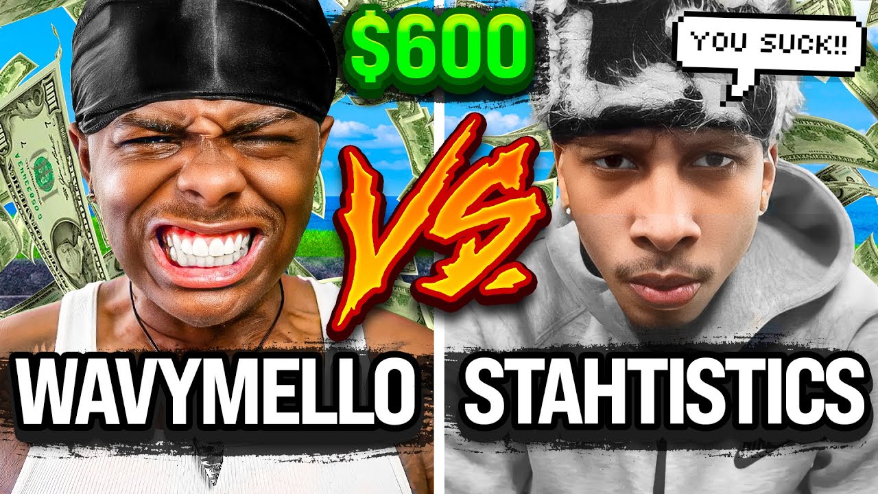 Wavy Mello goes Against Stahtistics in $600 Wager... Things Got TOXIC ...