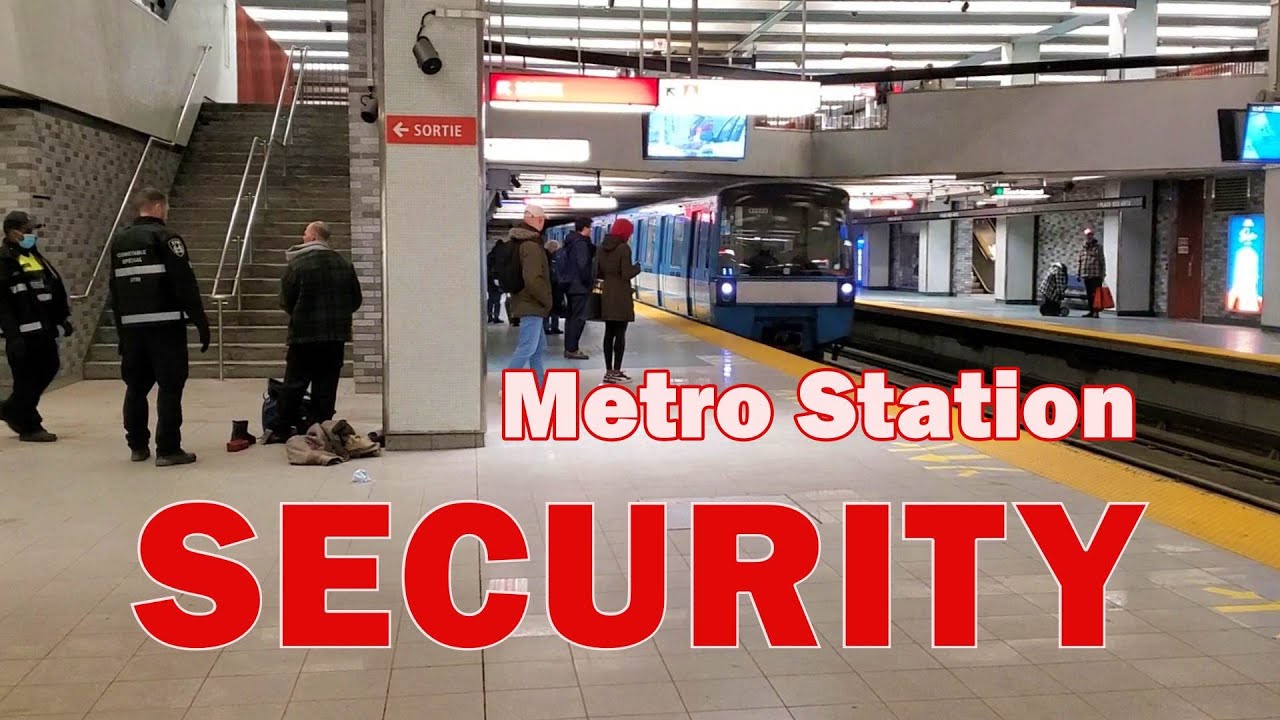 Security Check in Progress: Place des Arts Metro Station - YouTube