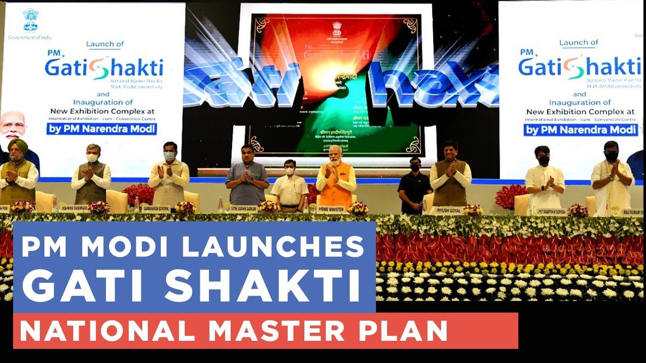 PM Modi launches Gati Shakti National Master Plan - YouTube