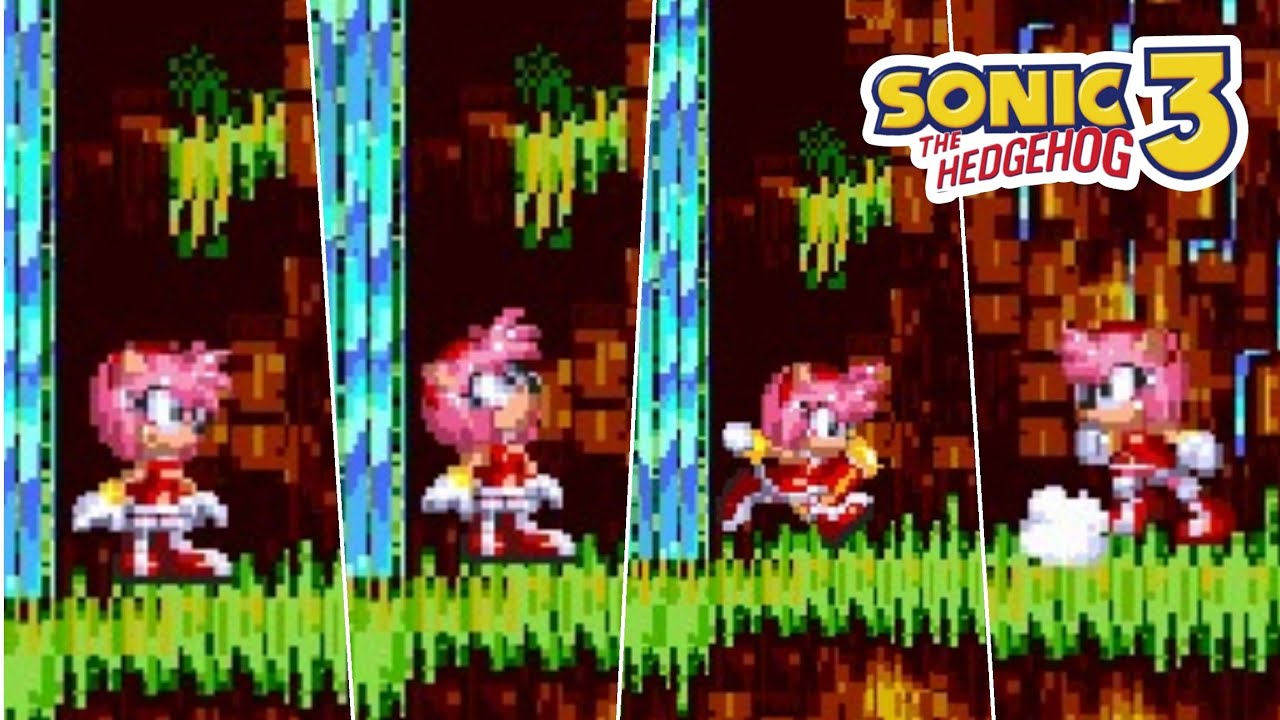 sonic 3 A.I.R android (extra slot modern amy mod) gameplay morning ...