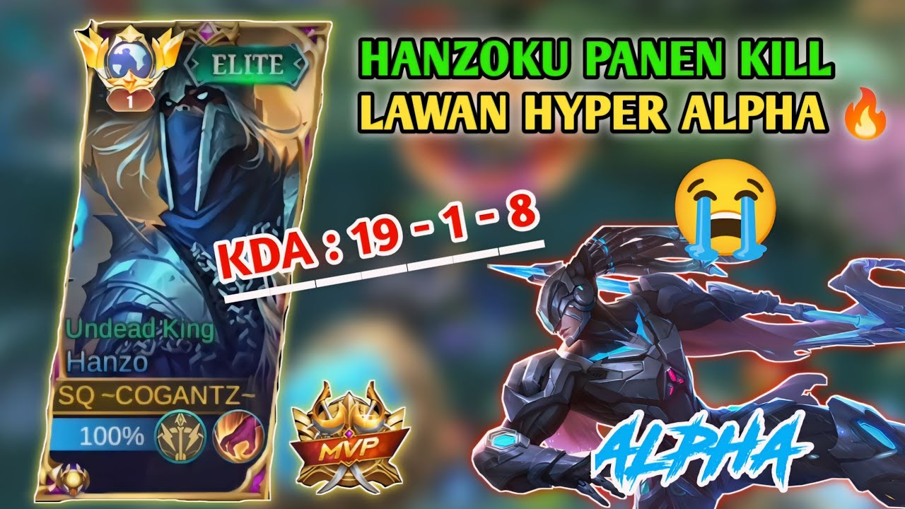 HYPER HAZNO PESTA K1LL VS HYPER ALPHA 🔥 - Mobile legends #buildhanzo ...