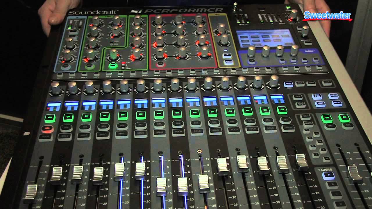 Soundcraft Si Performer 1 Live Sound Console Overview - Sweetwater at ...