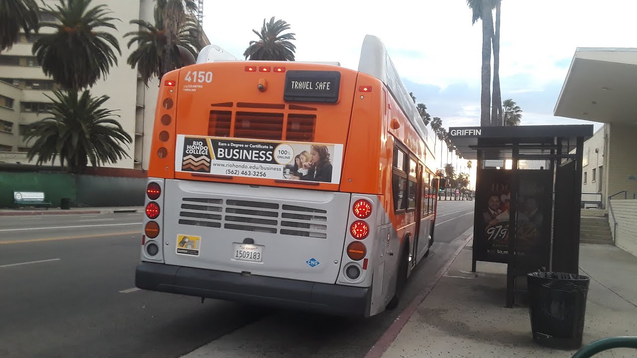 LACMTA 2016 New Flyer XN40 #4150 - YouTube