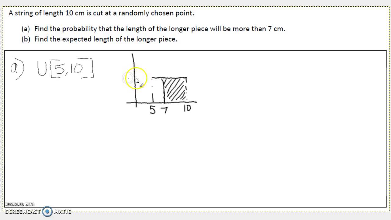 Uniform Distribution Example 1 Youtube 1790