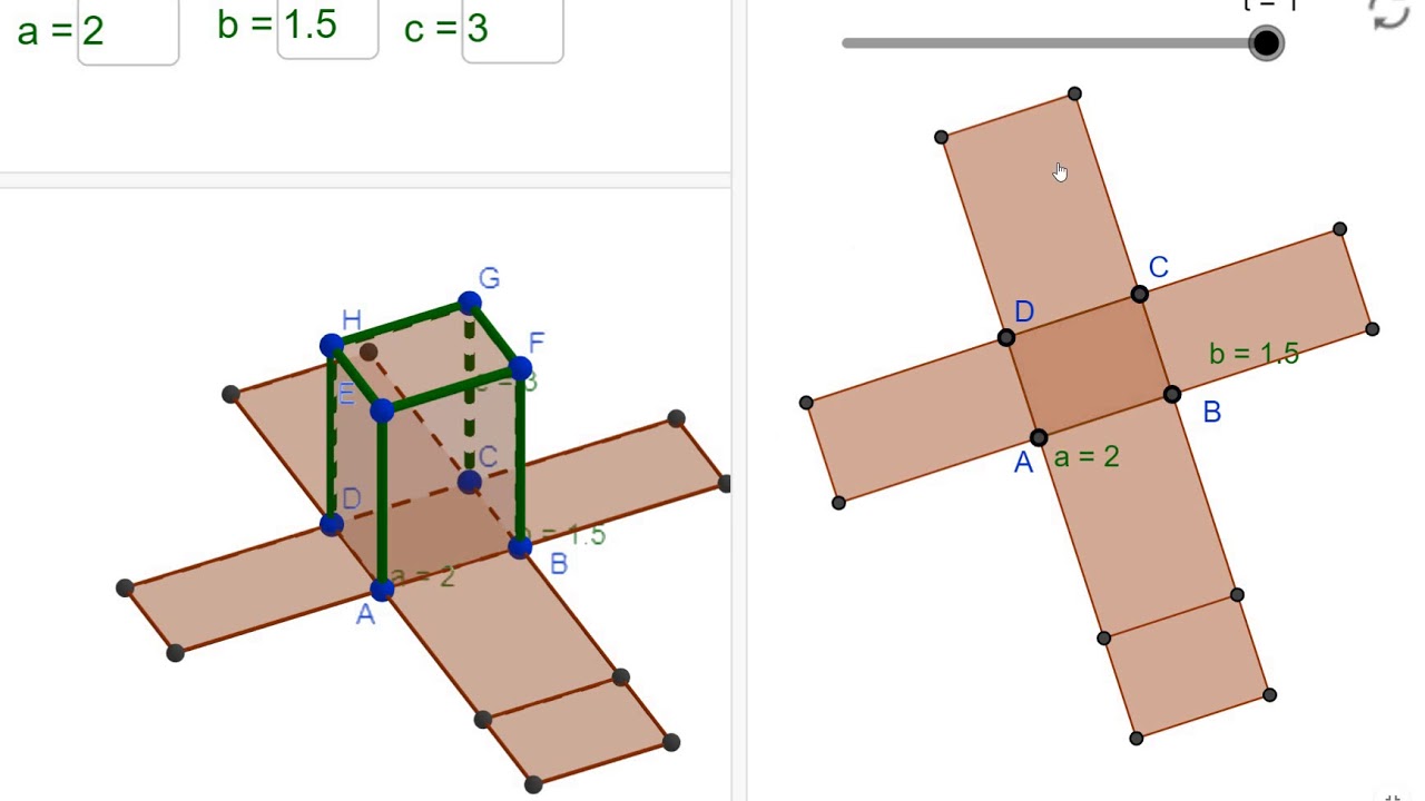 Mreža kvadra i kocke - YouTube