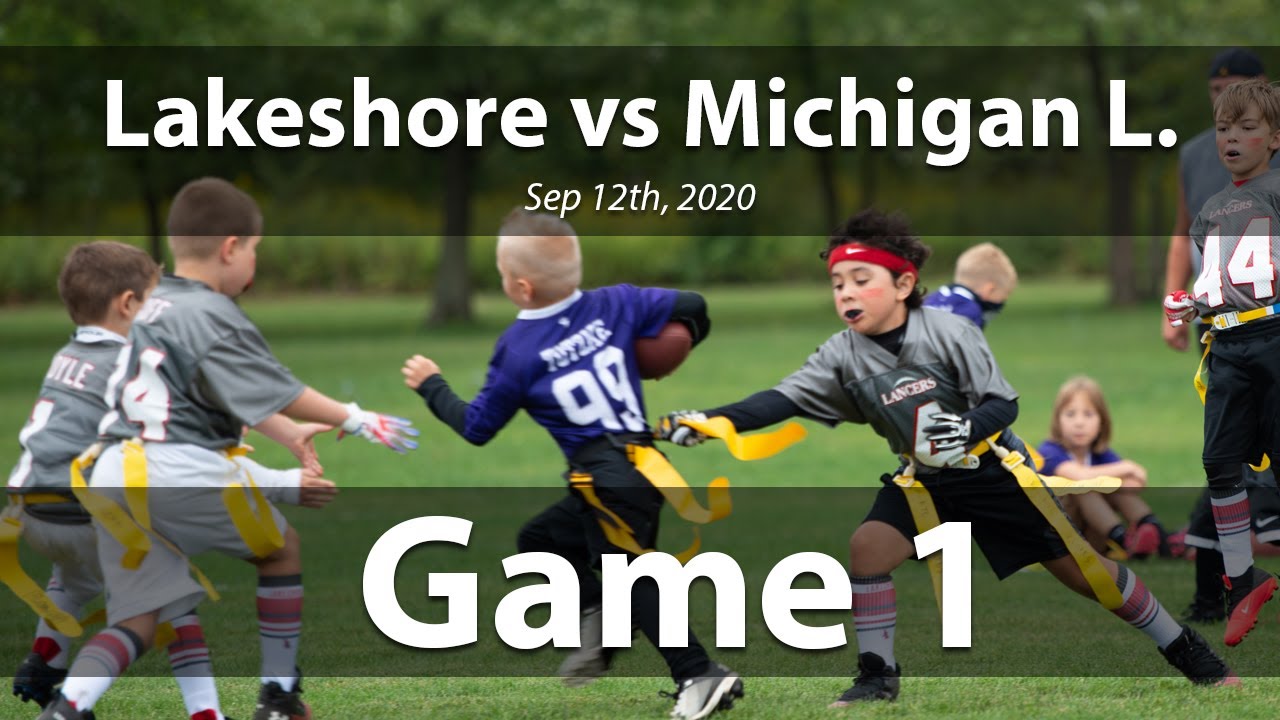 2020 Lakeshore Rocket Football - Rookie Crimson - Game 1 - YouTube