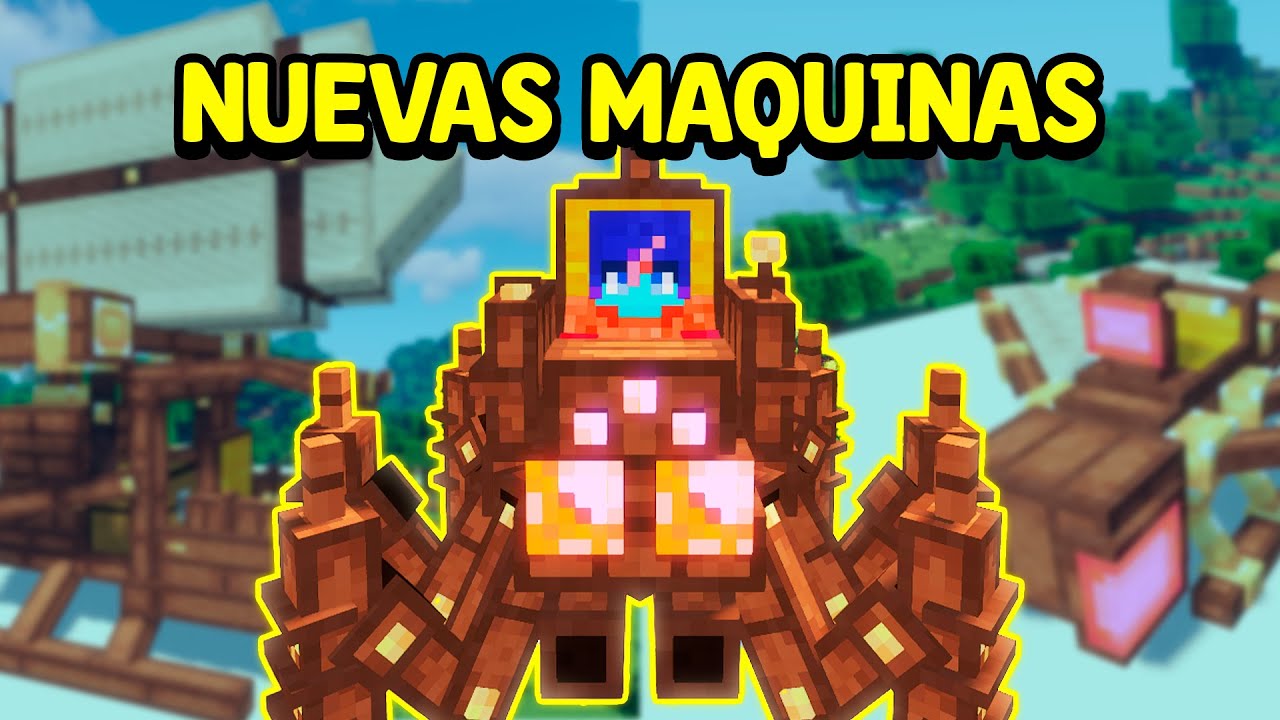 NUEVAS MAQUINAS para MINECRAFT 🤖 | Rustic Engineer mod #review - YouTube