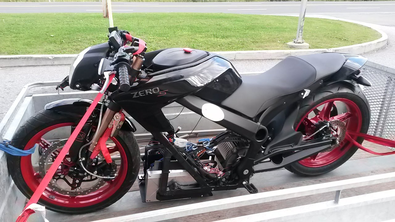 Drag racing Electric ZERO MOTORCYCLE - YouTube