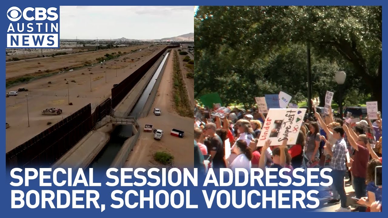 Education and border topics dominate Texas special session - YouTube