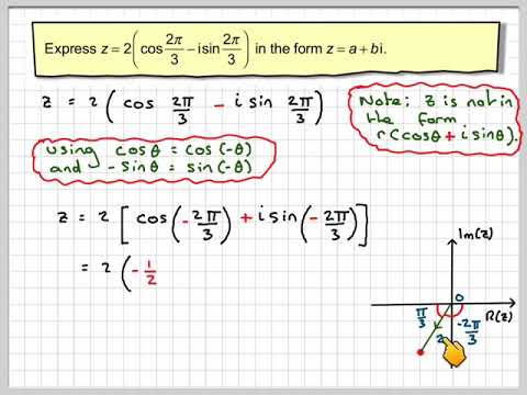 Writing a complex number in form a + bi 02 - YouTube