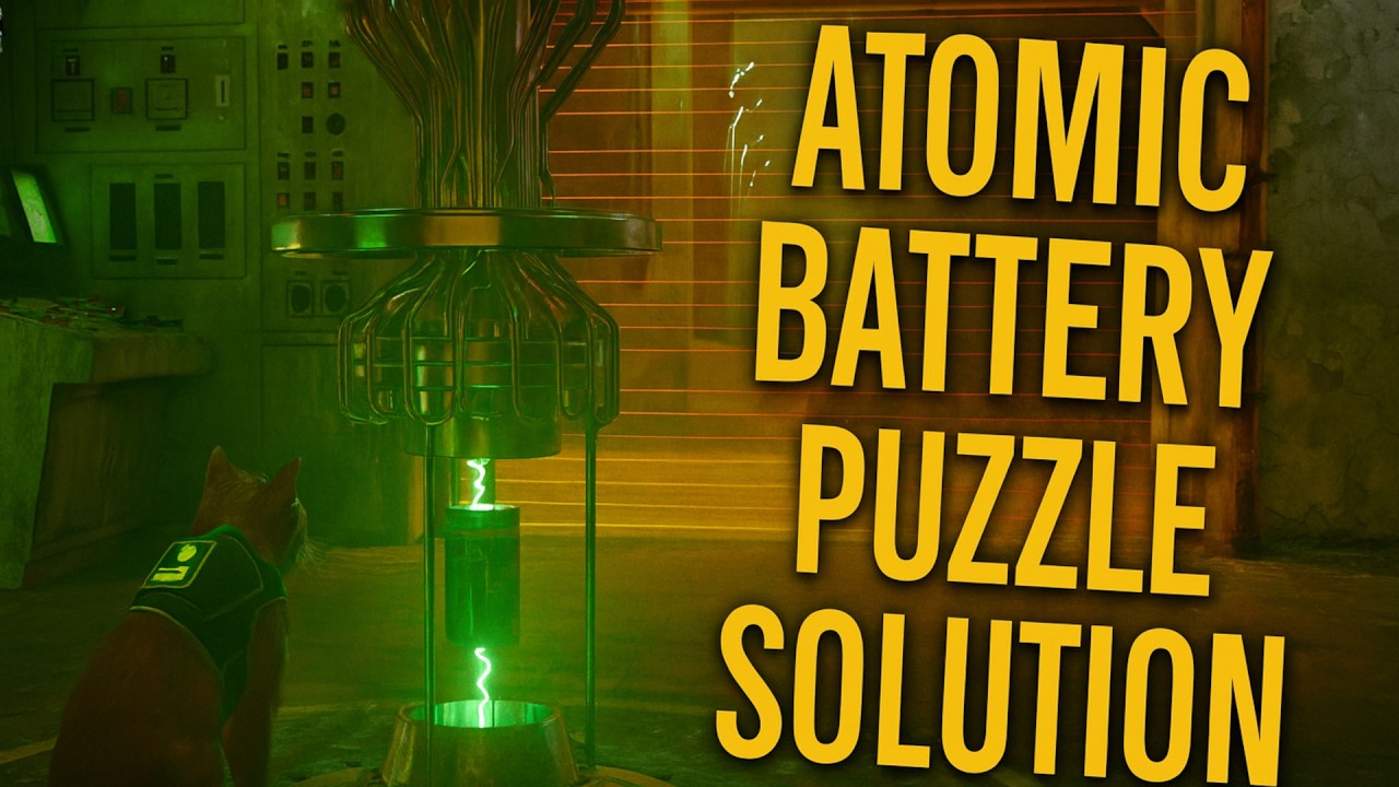 Stray – Atomic Battery Puzzle Solution - YouTube