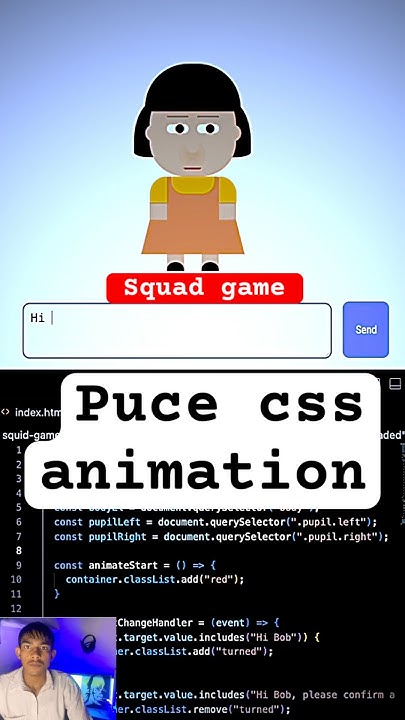 Squid Game CSS Animation #coding #shortvideo #trending #viralvideo #ytshorts #squidgame - YouTube