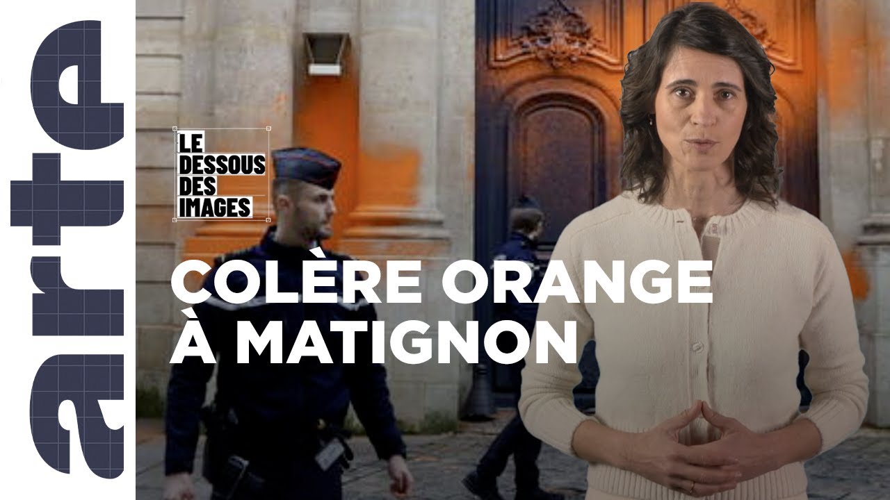 Climat : des militants aspergent Matignon de peinture orange - Le ...