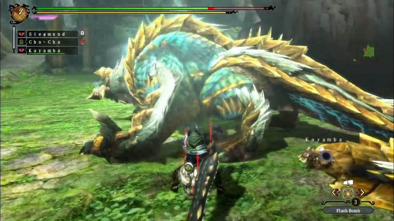 MH3U - G-Rank Zinogre Hunt | Great Sword - YouTube