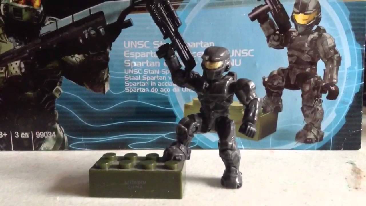 Halo Mega Bloks - UNSC Steel Spartan - Review especial - YouTube