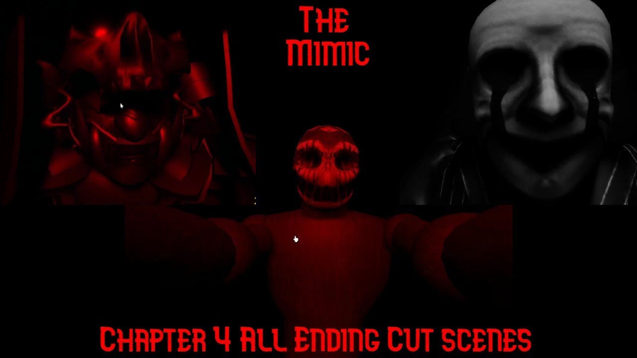 Roblox | The Mimic Chapter 4 | All Ending Cut scenes (Good and Bad ...