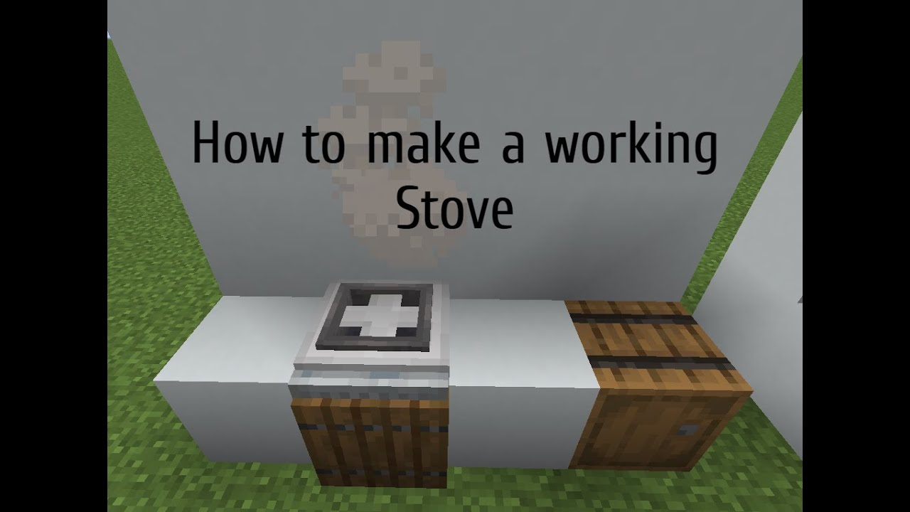 How to make a working Stove in Minecraft - YouTube