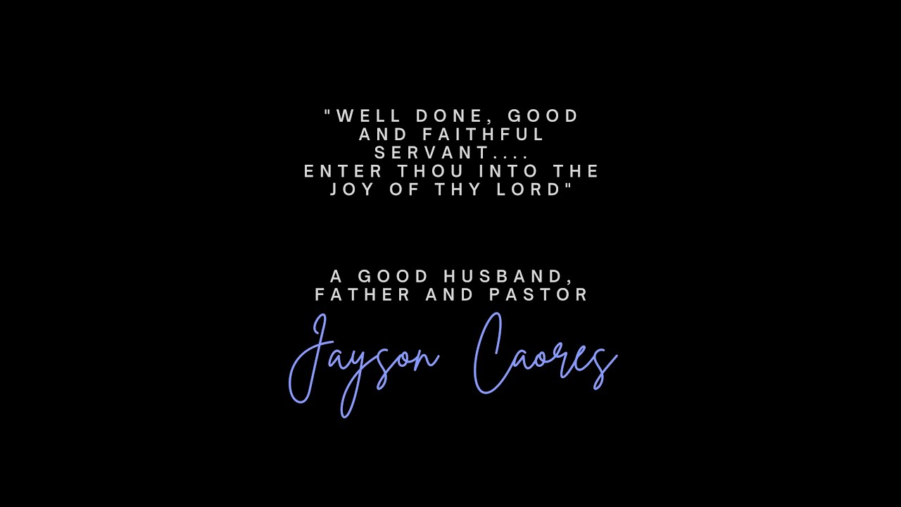 Pastor Jayson Caores Memories (PBBC Paete) - YouTube