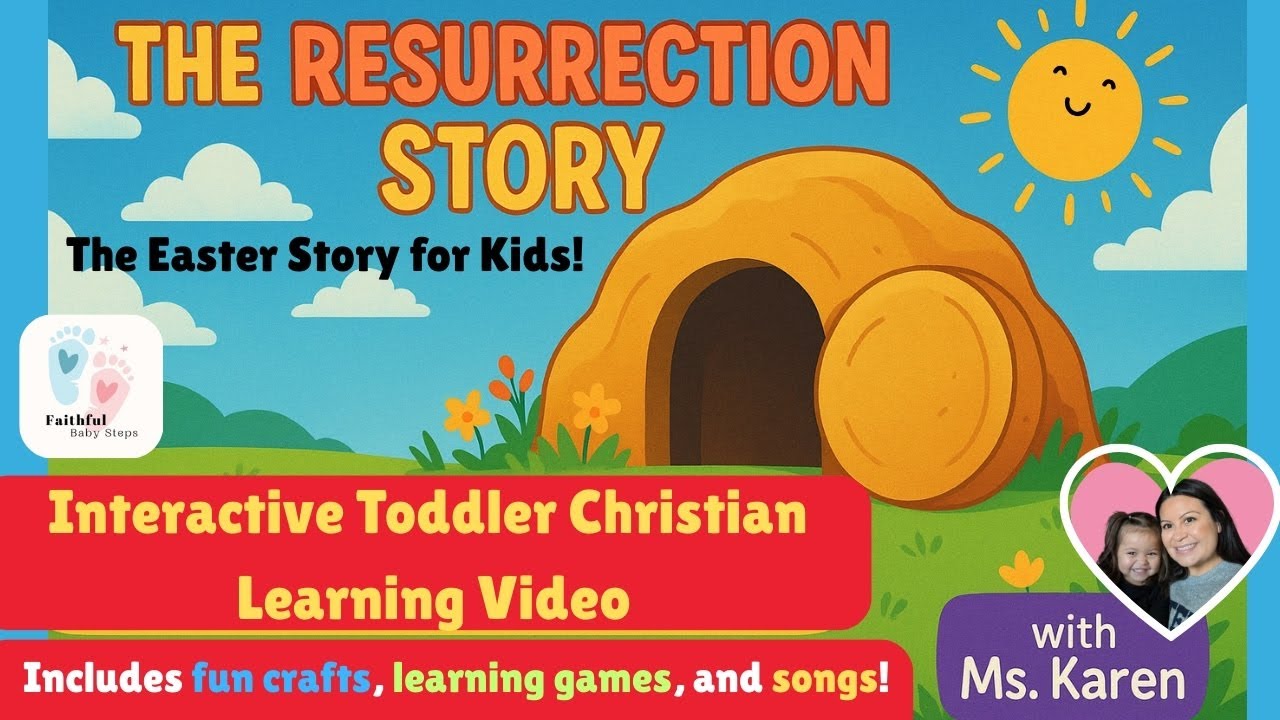 The Easter Story for Kids! The Resurrections Story for Toddlers! With ...