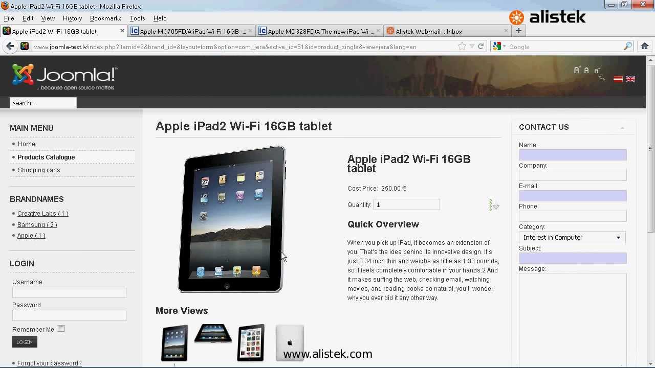 JERA B2C E-commerce Suite, OpenERP + Joomla! - YouTube