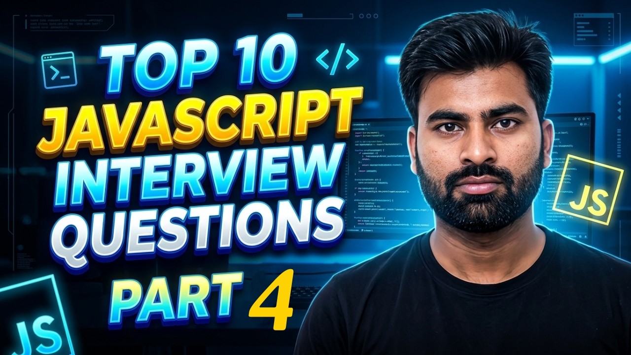 Top JavaScript Interview Questions 2026 | Part 4 by ...
