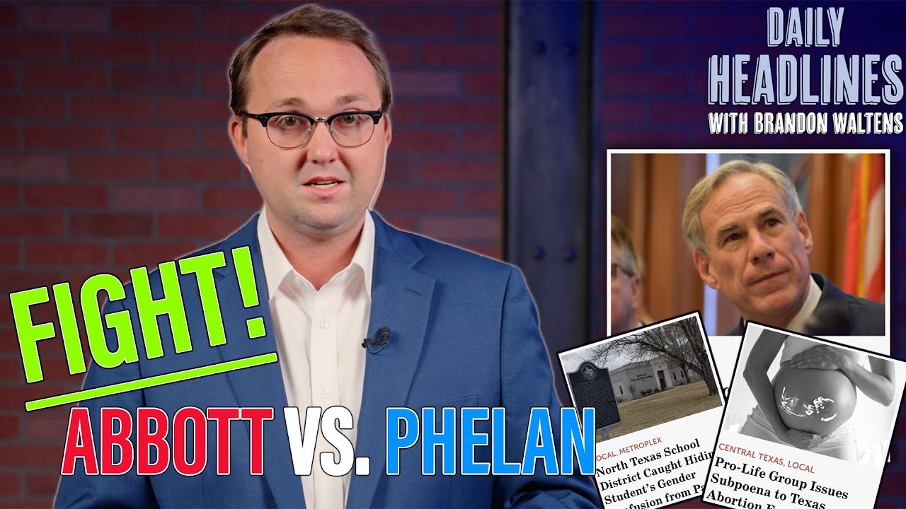 Greg Abbott vs. Dade Phelan? - YouTube