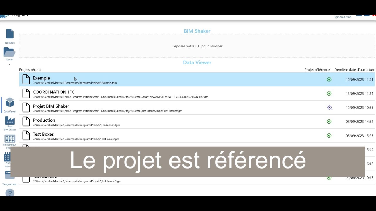 Création des références de projet - YouTube