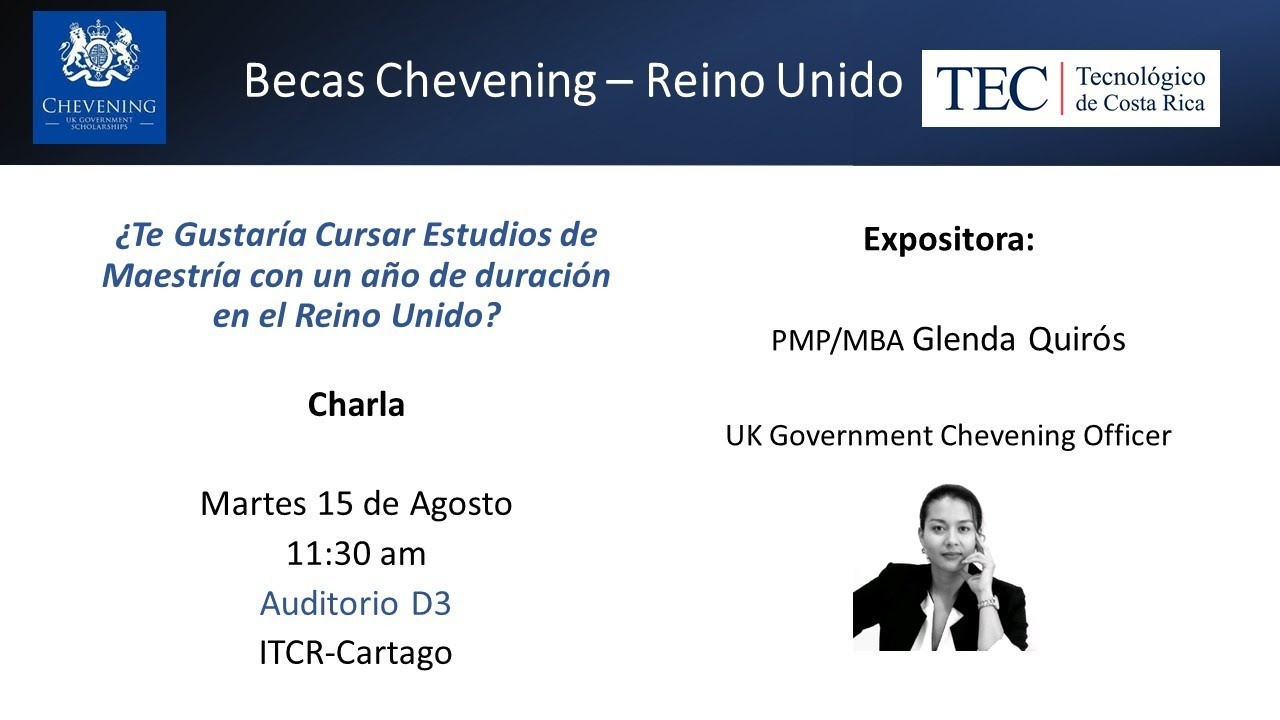Becas Chevening - Estudios de Maestría - YouTube