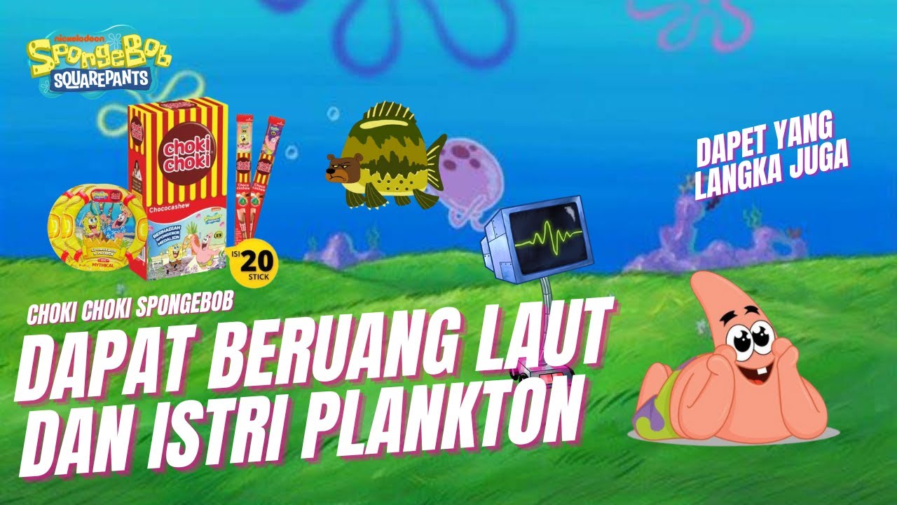 UNBOXING CHOKI CHOKI SPONGEBOB DAPAT YANG PALING GALAK DI LAUT - YouTube