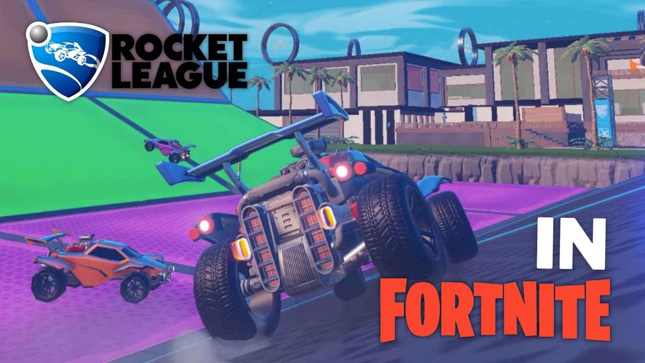 PLAYING ROCKET LEAGUE IN FORTNITE | OCTANE COLOR SWITCH - YouTube