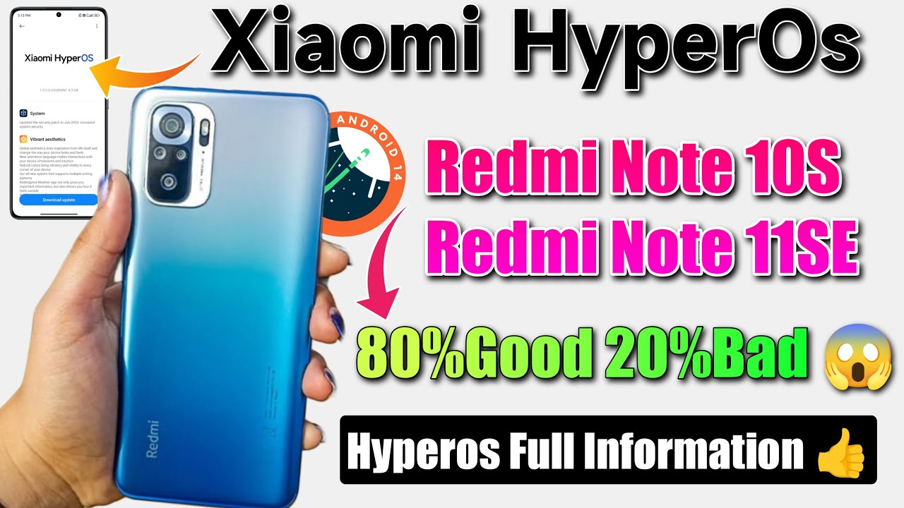 Redmi Note 10S/Note 11SE User's Good News Xiaomi HyperOS अपडेट का ...