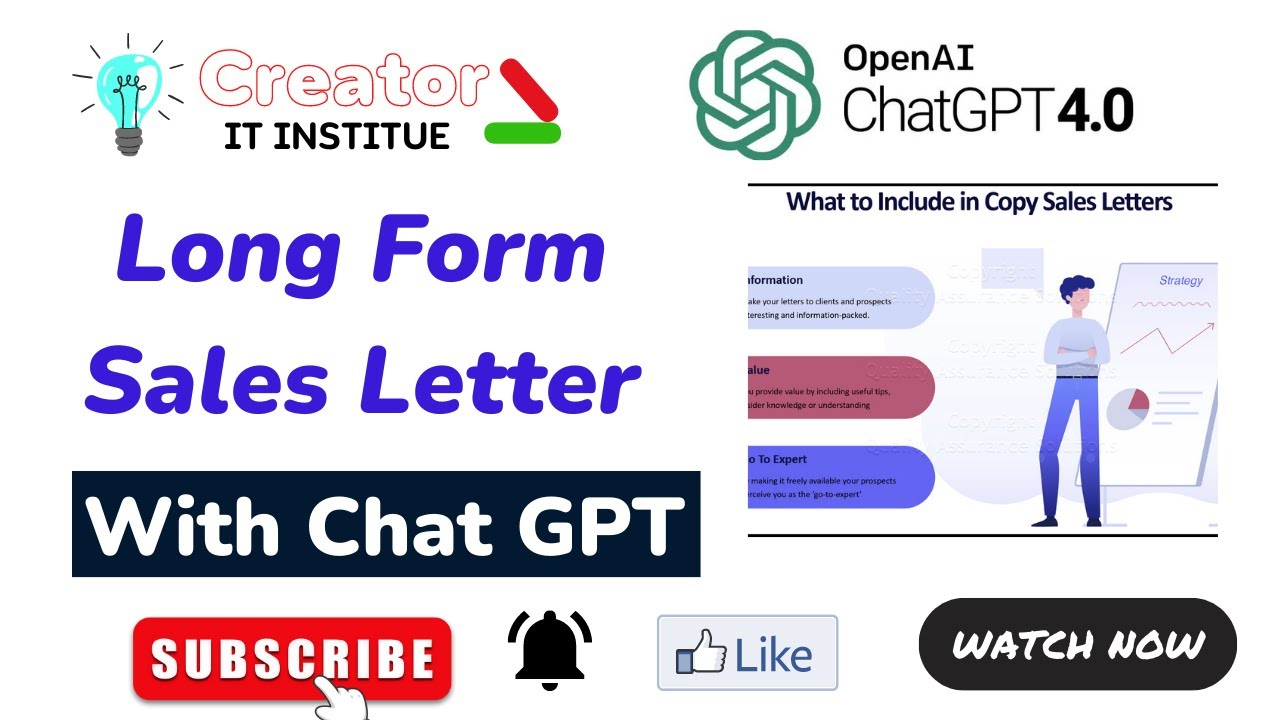 How To Use Chat GPT To Create A Long Form Sales Letter - YouTube