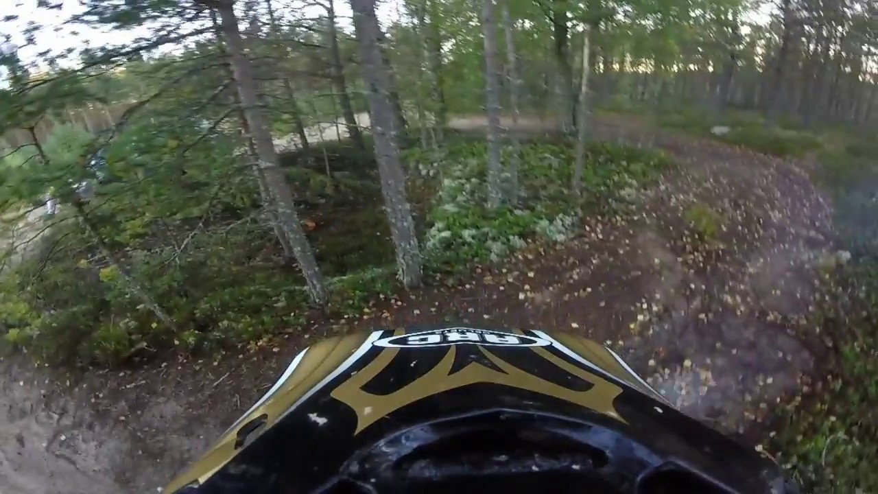 Yamaha YZ 125 FMX ramp jumping - GoPro HD hero - YouTube