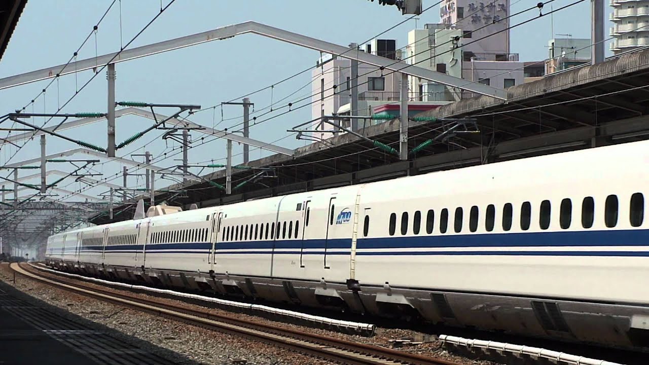 新幹線N700系Z77編成 のぞみ122号 西明石通過 2012.04.17 - YouTube