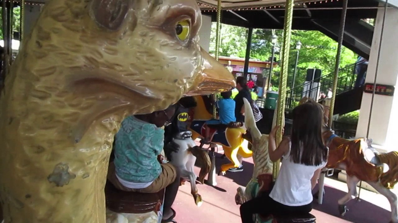 Columbia Carousel Ride Six Flags Great America 6-24-17 - YouTube